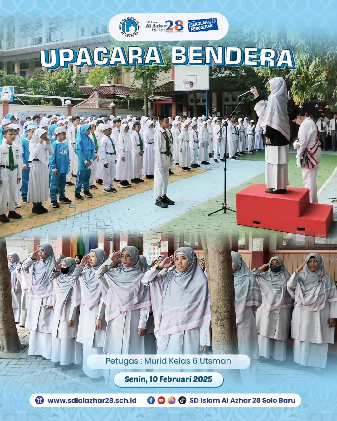 Upacara Bendera di SD Islam Al Azhar 28 Solo Baru – Kampus Al Azhar ...